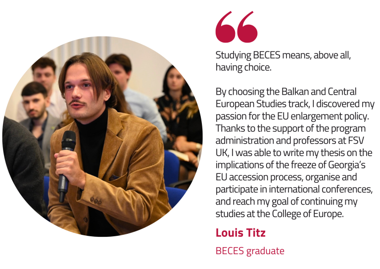 BECES course structure | Study at FSV UK